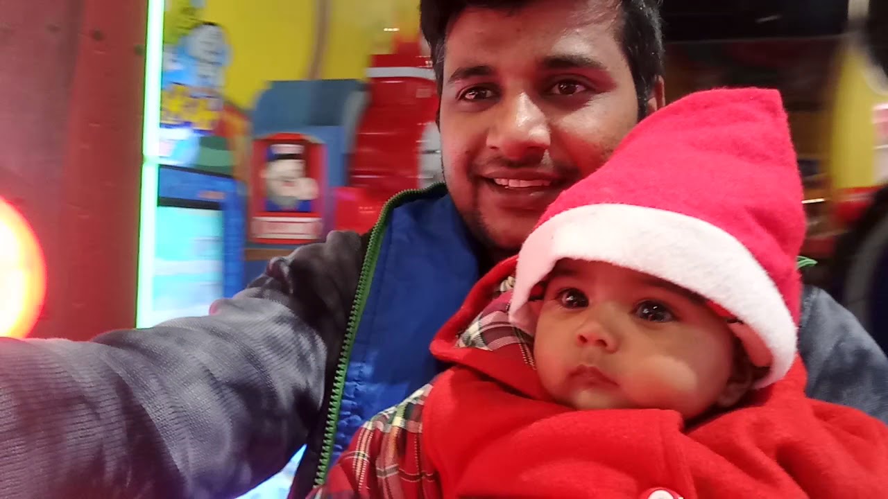 Peehu first time at gaming zone - YouTube