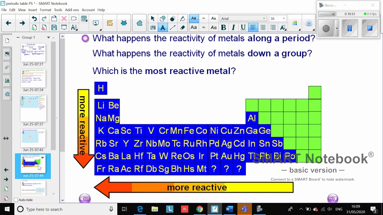 development of the periodic table - YouTube