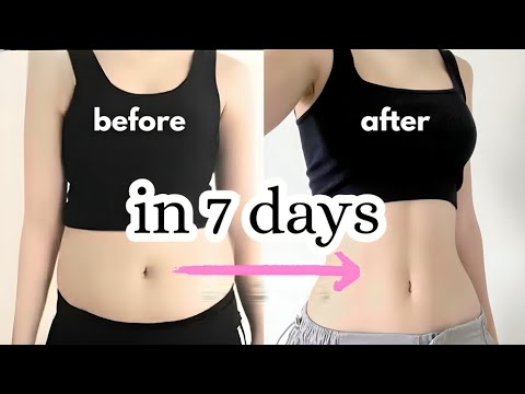 Lose belly fat in 7 days - NO GYM, NO DIET, NO EQUIPMENT 
