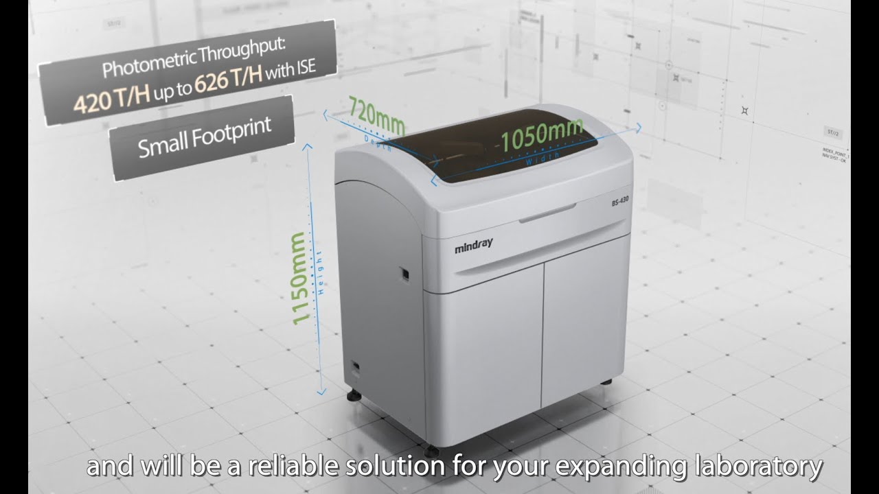 Mindray BS-430: a reliable choice for your emerging laboratory - YouTube