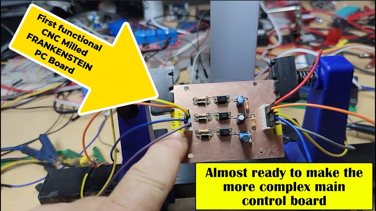 Finally some progress building my Frankenstein control boards - YouTube
