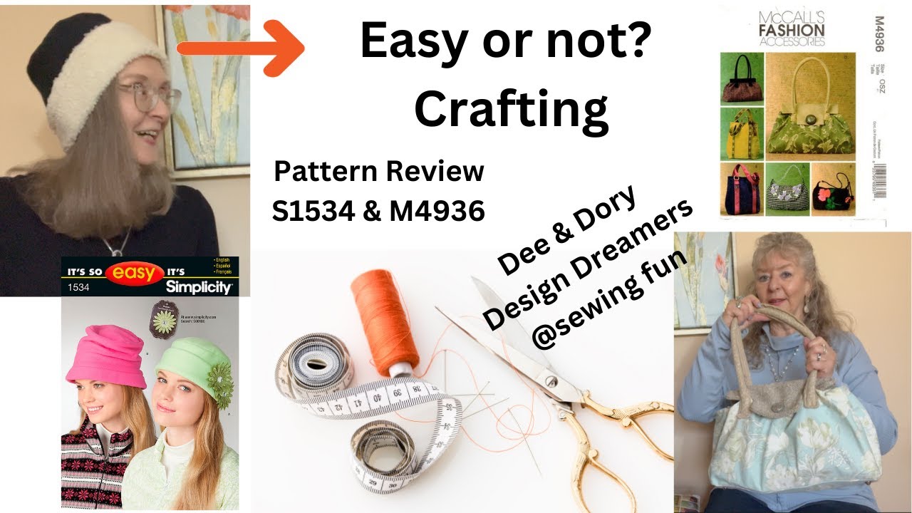 Easy or not? Craft pattern review S1534 and M4936 ep 48-23 - YouTube