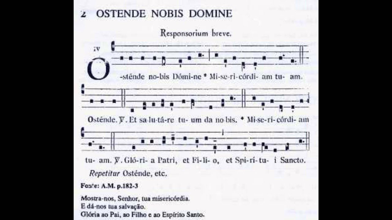 OSTENDE NOBIS DOMINE - CORO LICEO LUSSANA - YouTube
