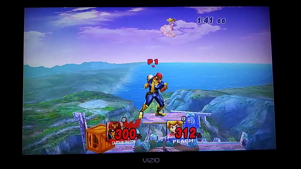 Super Smash Bros. Brawl Peach gets Star KO'D (Mega Size) - YouTube