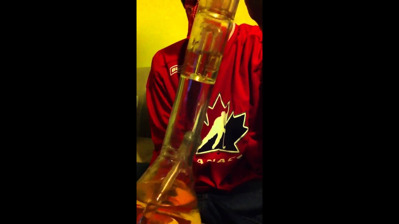 Kaos bong and red eye glass rip - YouTube