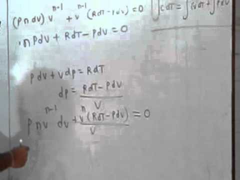 POLYTROPIC PROCESS SPECIFIC HEAT & WORK - YouTube