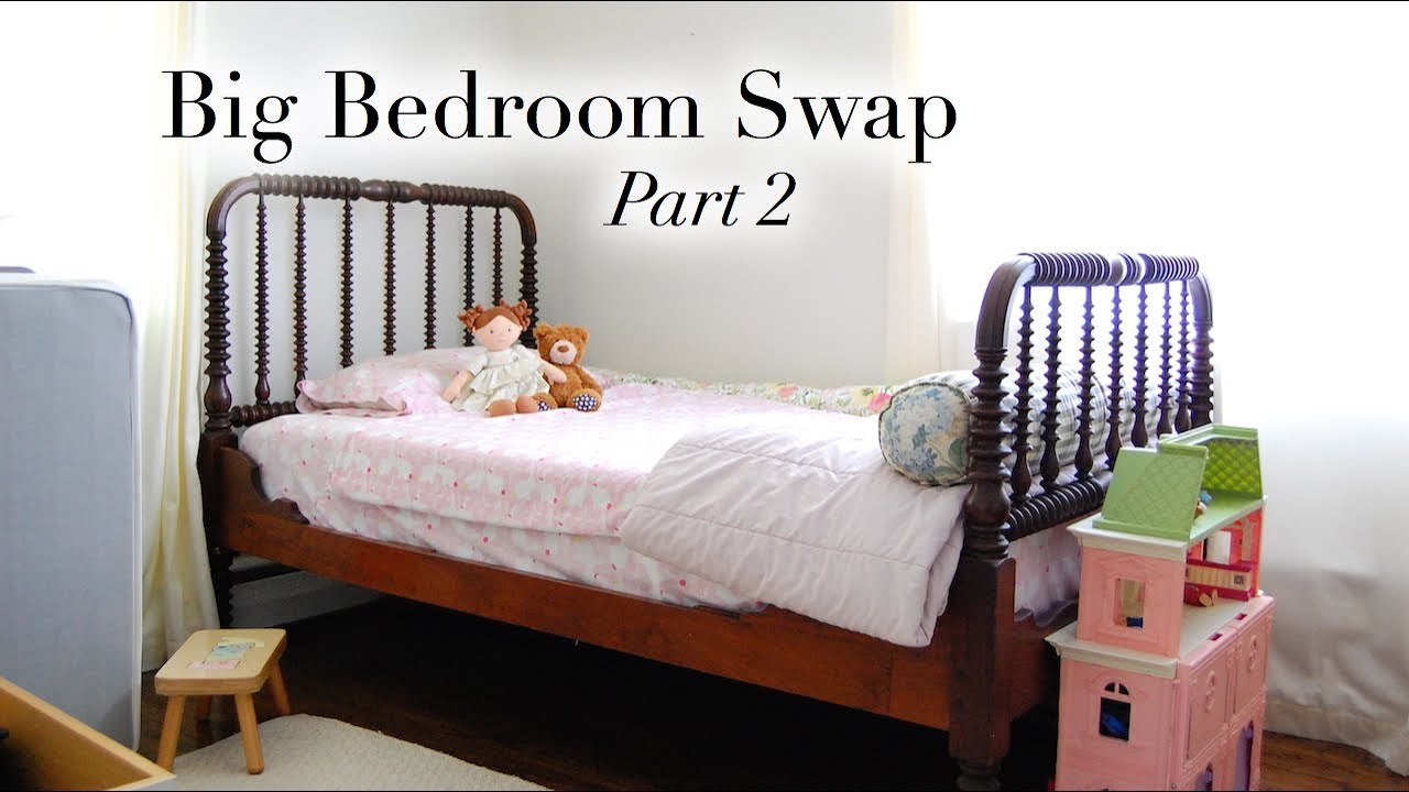 BIG BEDROOM SWAP Part 2 💞 VLOG - YouTube