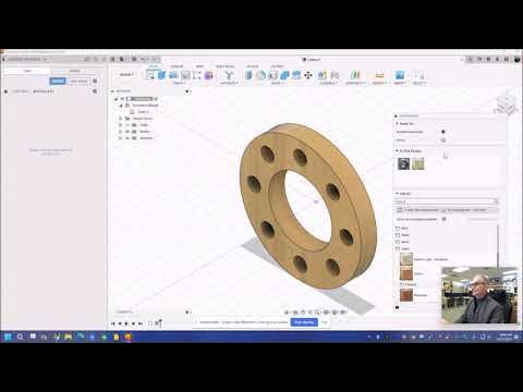 Creating Circular Pattern in Fusion 360 Part #7 - YouTube
