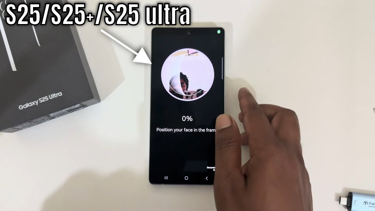 Samsung S25/S25+/S25 ultra: How to add Face ID Samsung - YouTube
