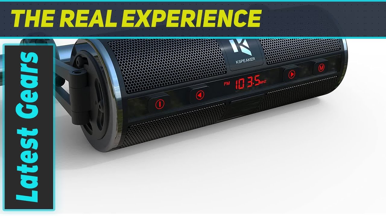 KSPEAKER K2BL Motorcycle Speakers Bluetooth Waterproof Audio System ...