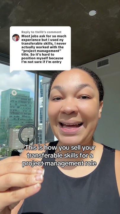 How to use transferable skills to become a project manager🚀 #pmp #projectmanager - YouTube
