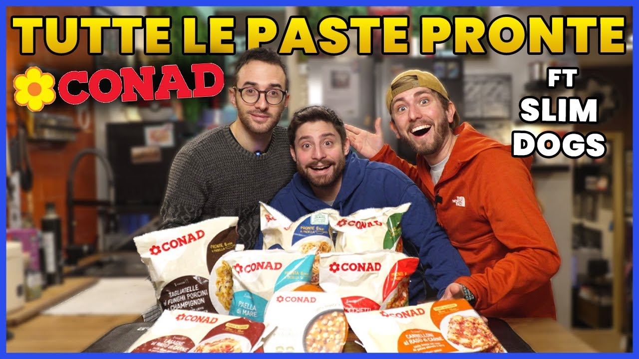 TUTTE le PASTE PRONTE della CONAD ft @Slimdogs | PRATTQUELLO - YouTube