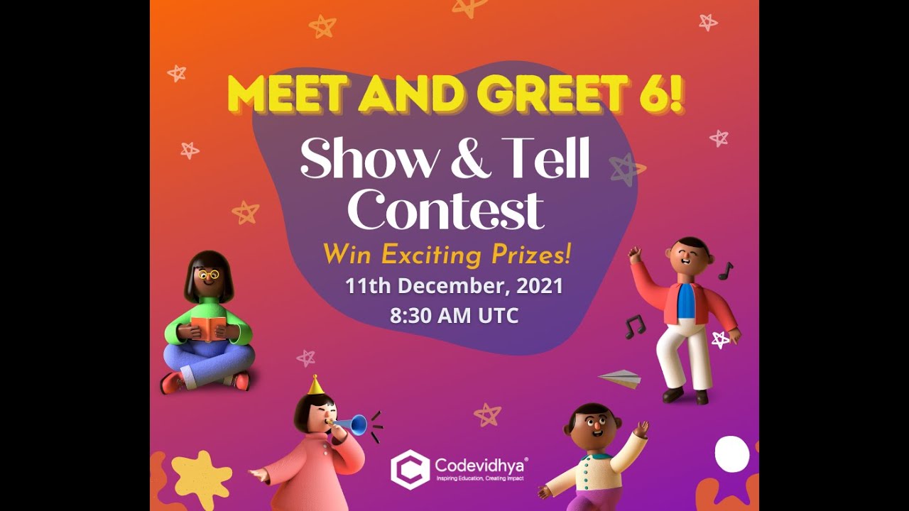 Meet & Greet Session 6! Contest and other fun activities for students ...