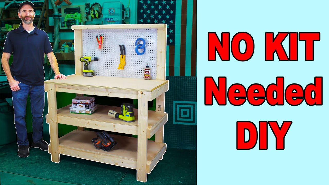 DIY Simple Workbench for Beginners - YouTube