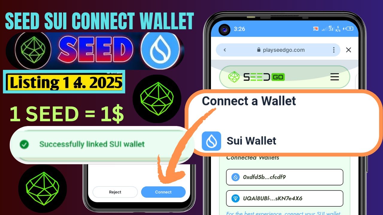 How to connect SEED AIRDROP to wallet || seed connect wallet problem ...