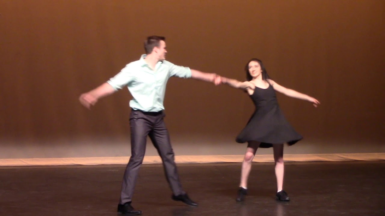 Swing dance duet Spring 2018 - YouTube