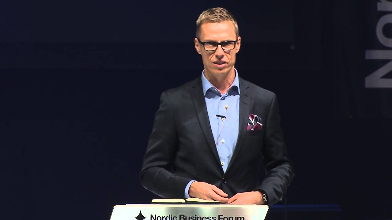 Alexander Stubb - The Art of Going International - Nordic Business ...