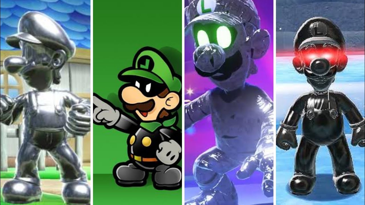 Evolution of Evil Luigi in Super Mario Games (2001-2022) - YouTube