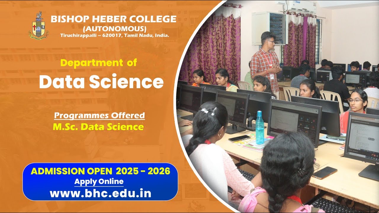 Department of Data Science | Promo 2025 | Bishop Heber College - YouTube