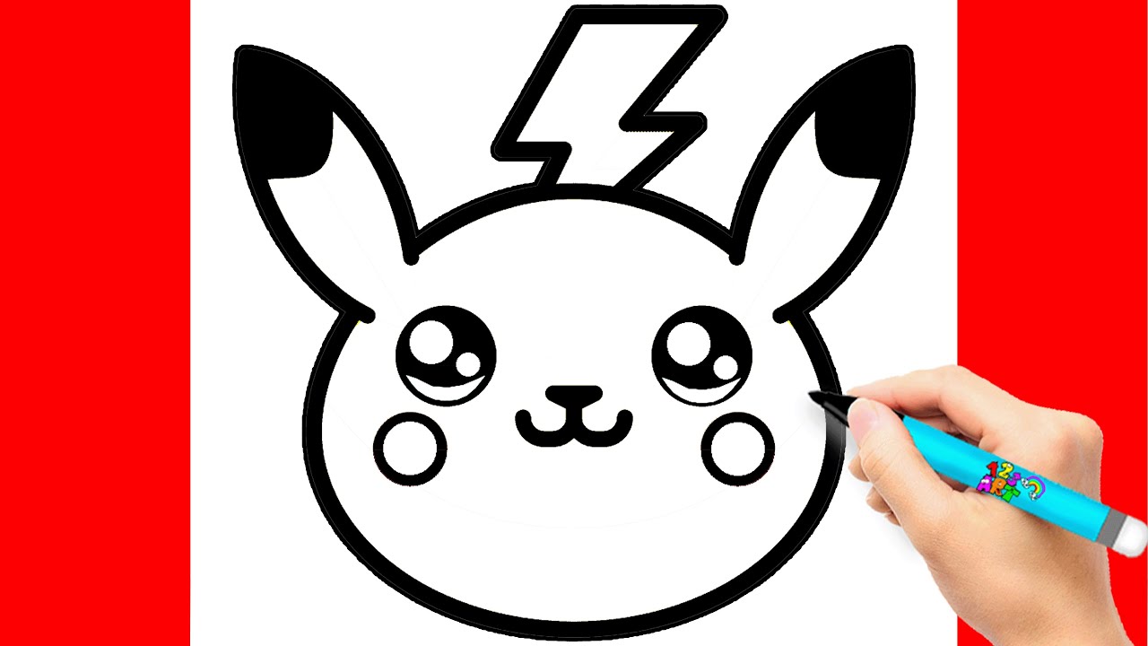 PİKACHU RESMİ ÇİZİMİ 🐣 POKEMON-PİKACHU NASIL ÇİZİLİR KOLAY 😍 RESİM ...