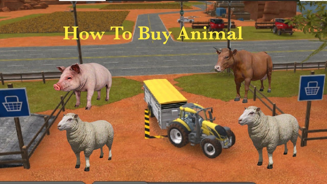 How To Buy Animals in Fs 18 | Farming Simulator 18 - Buy Cow, Sheep and ...