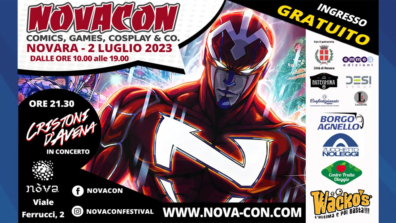 Novacon 2023 1°Edizione - La diretta streaming! - YouTube