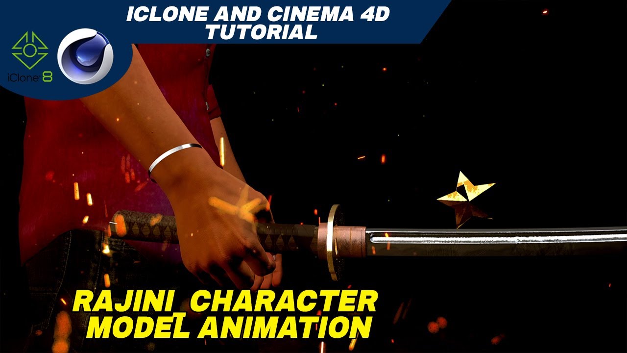 Rajini_character Model Animation - iclone and Cinema 4D Tutorial - YouTube