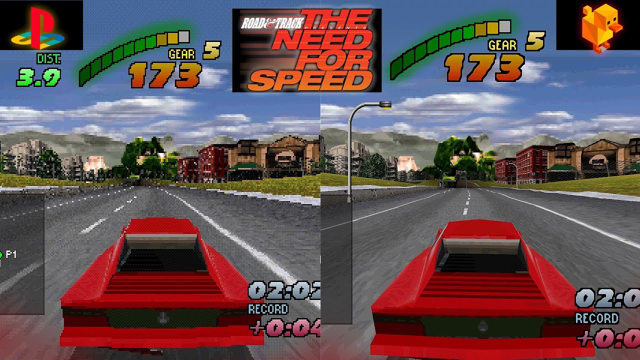 The Need for Speed: Duckststion Emulator vs PS1 - Graphics Comparison ...