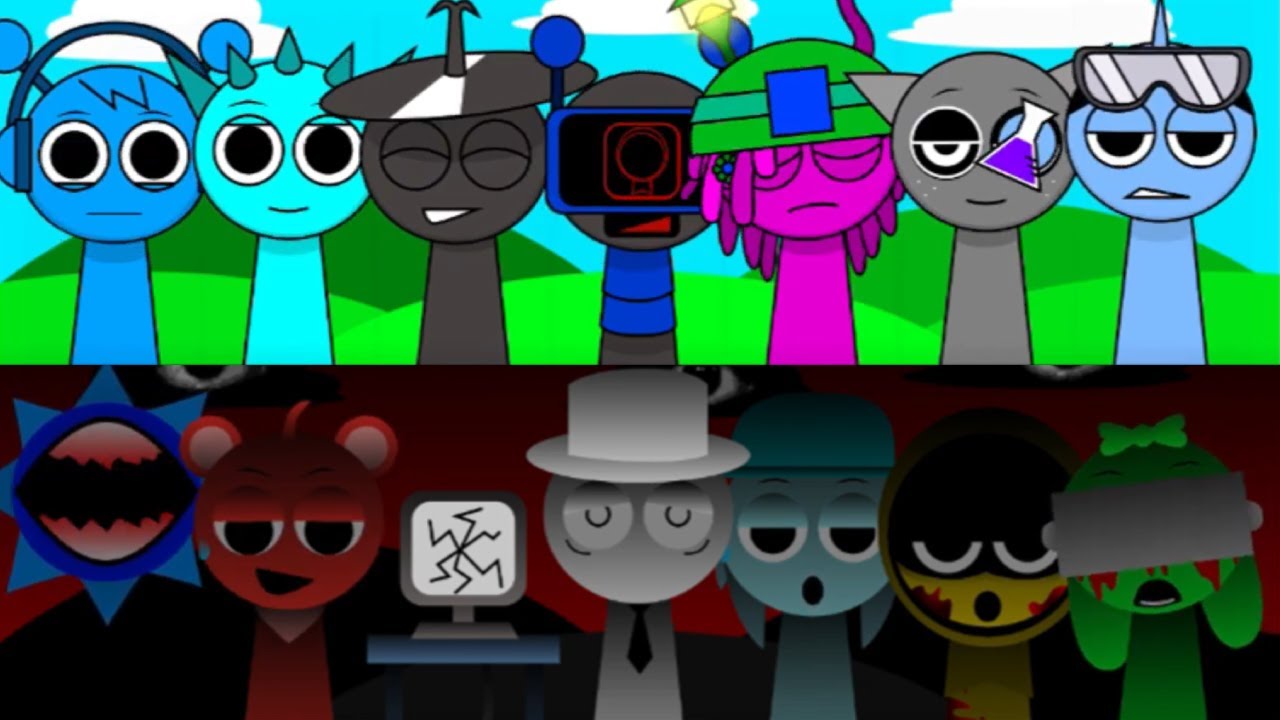Spunki 2P AU🤗A Great and Amazing Combination😖incredibox sprunki ...