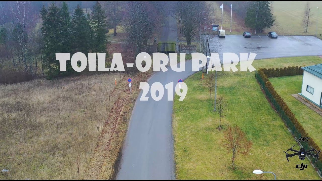Estonia. Toila-Oru park 2019. DJI Mavic 2 Pro.4K. Эстония. Парк Тойла ...
