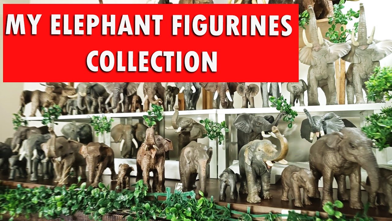 My elephant figurines collection / i hope you'll enjoy it 😍 - YouTube