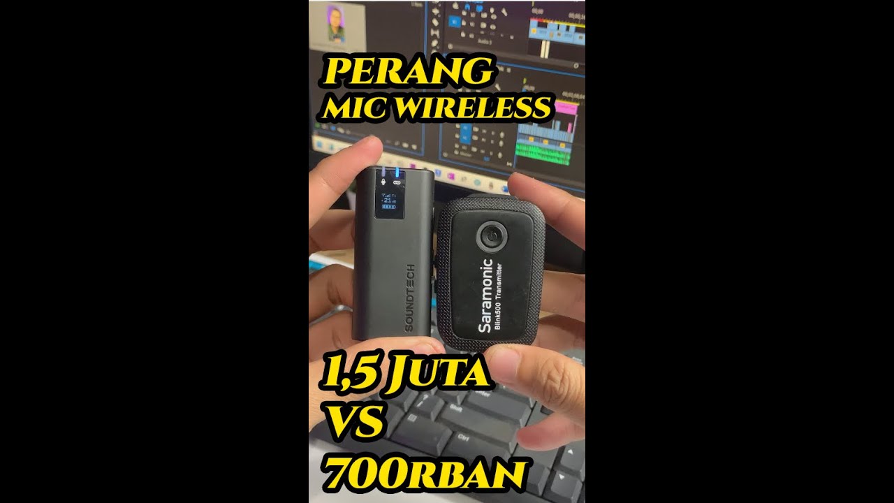 Mic Wireless Murah Terbaik | Soundtech GO2+ VS saramonic Blink | Mana yang Terbaik? - YouTube