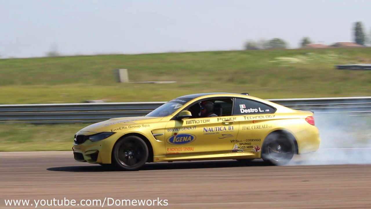 The right way to use a lightweight BMW M4 Drifting on track - YouTube