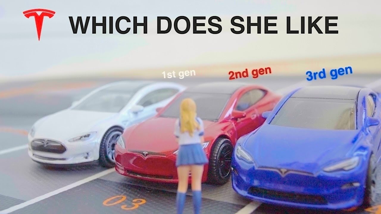 Evolution of Tesla Model S 🚗w/ hot-wheels Plaid short movie - YouTube