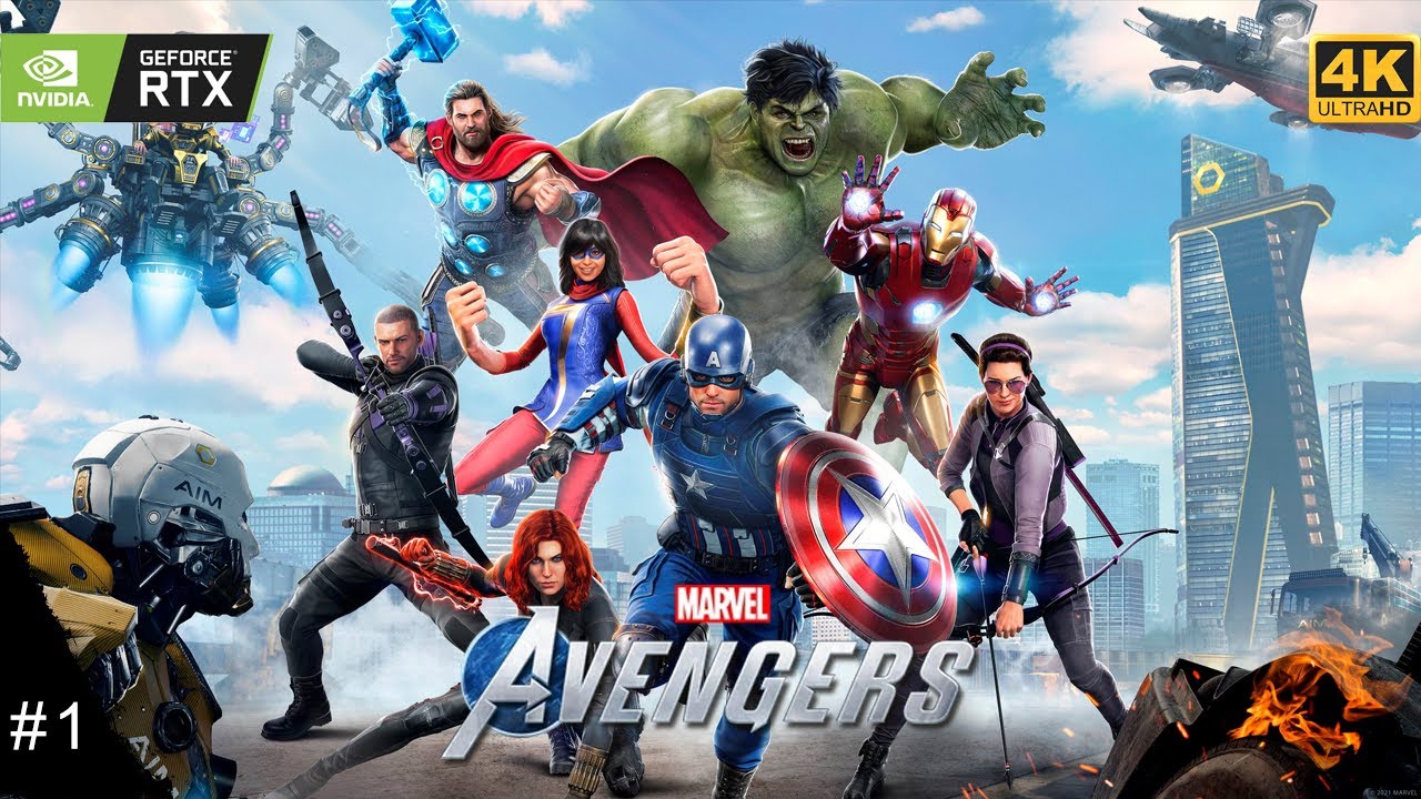 Marvel's Avengers episode 1 RTX 3070 ti on - YouTube