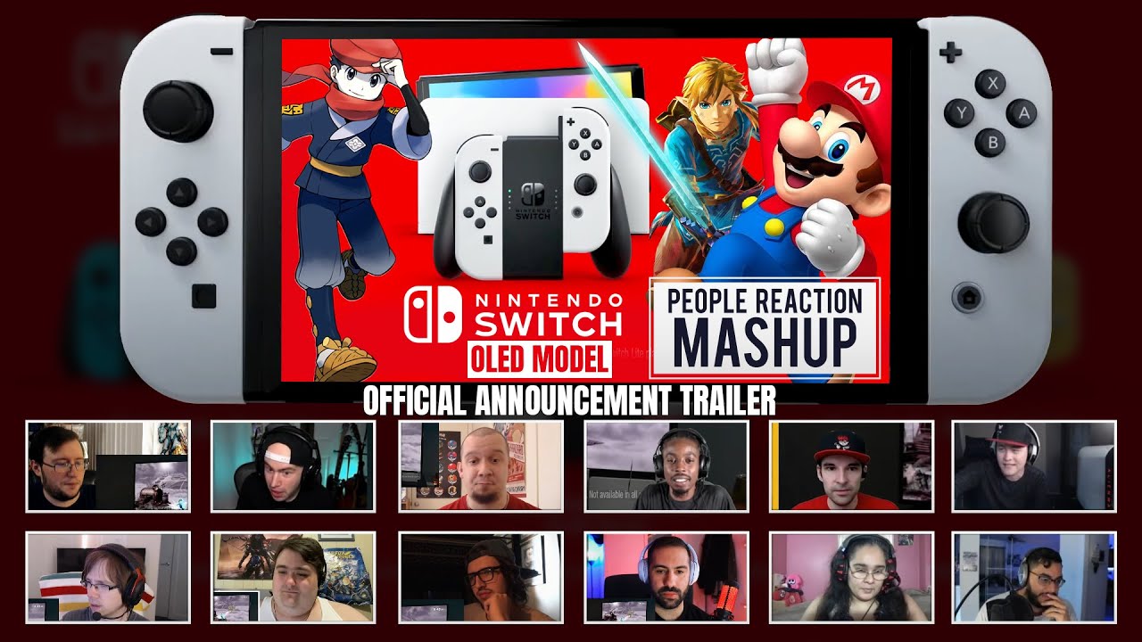 Official Announcement Trailer | OLED Model | Nintendo Switch[ Reaction ...