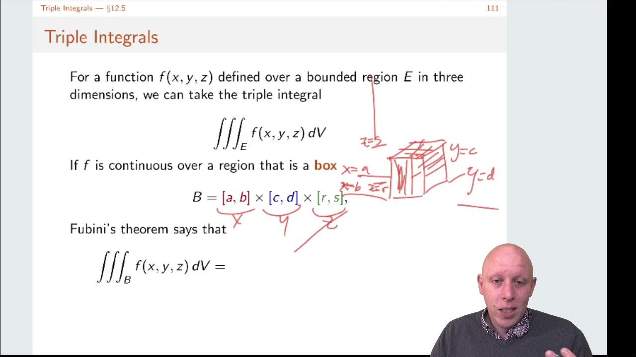 Multivariable Calculus - Ch 12.5 - Triple Integrals over Boxes - YouTube