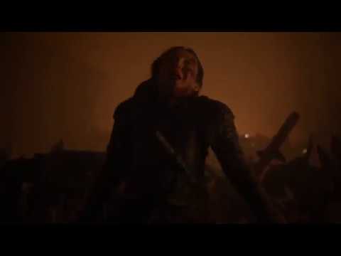 Lyanna Mormont vs Wight Giant - Game of Thrones 8x3 - YouTube