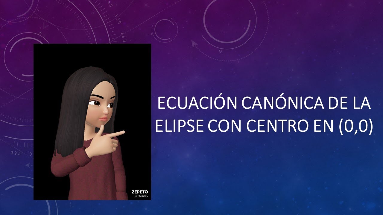 Ecuación canónica de la elipse con centro en (0,0) - YouTube
