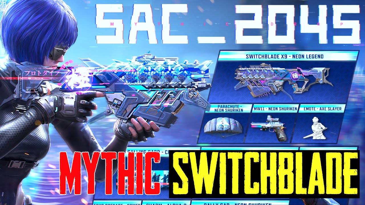 GACHA MYTHiC SWiTCHBLADE x9 - NEON LEGEND 😂 CODM Indonesia - YouTube