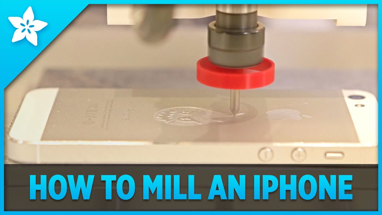 How to mill an iPhone @Othermachine #CNC - YouTube