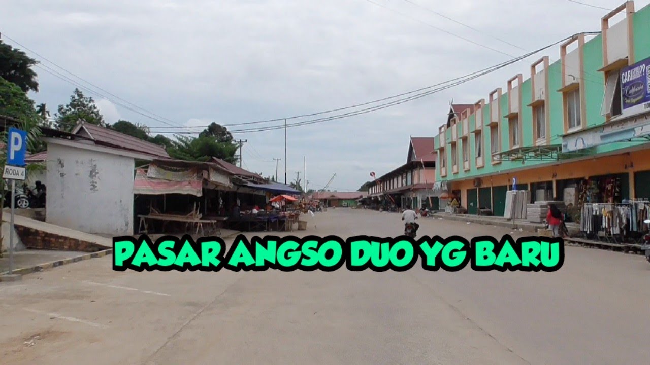 Perjalanan di Pasar Angso Duo yang baru, Pasar Angel Duo Jambi - YouTube