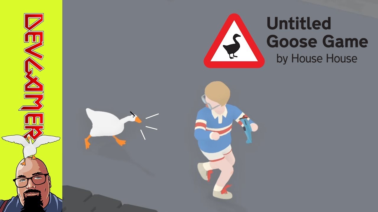 THE GOOSE IS LOOSE!!!! - Untitled Goose Game . - YouTube