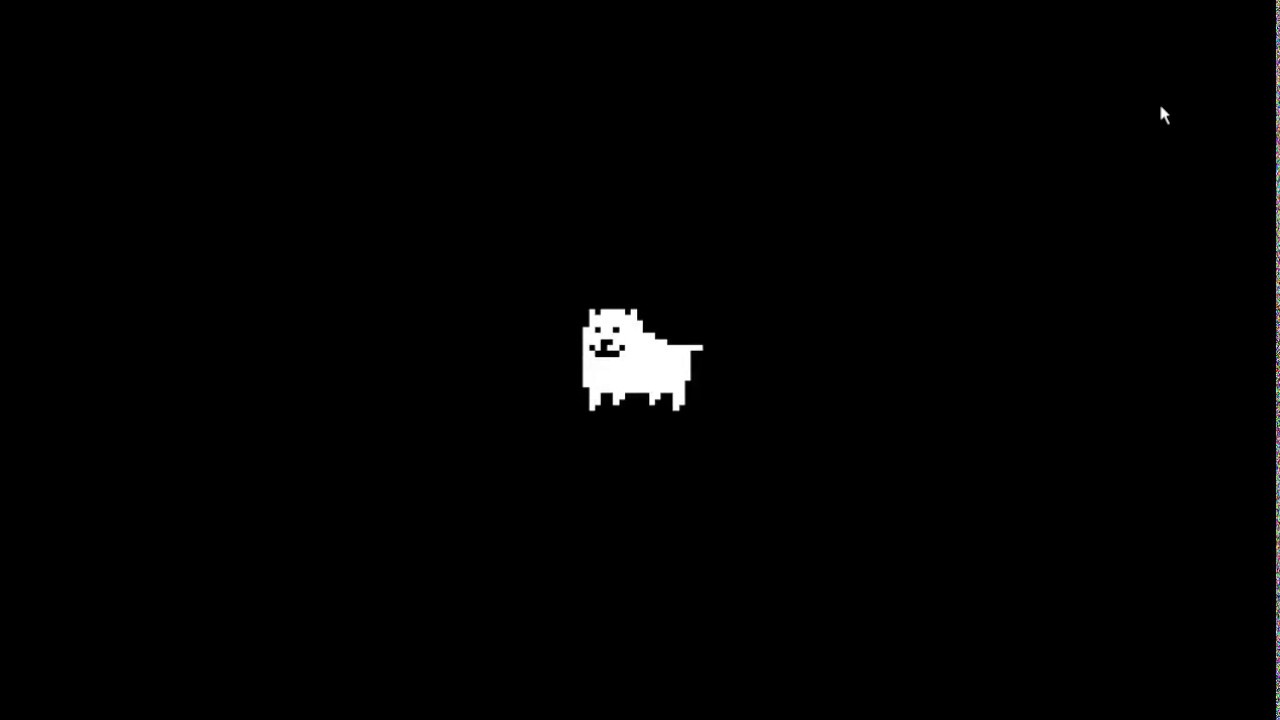 dog check screen in undertale (read description) - YouTube