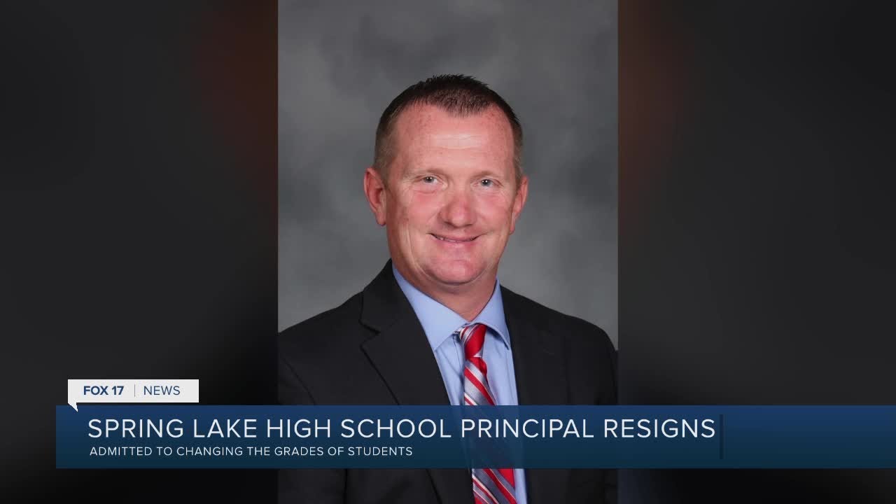 Spring Lake High School principal resigns - YouTube