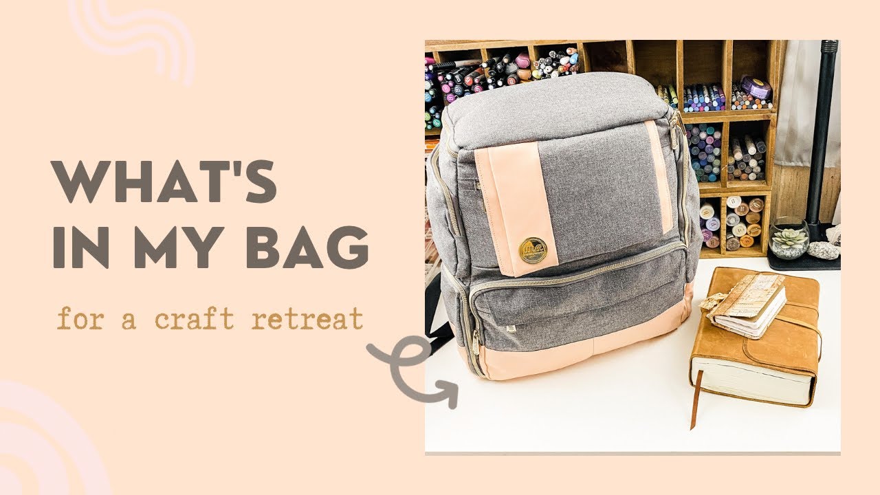 What's In My Bag? | Packing for a Bible journaling retreat! - YouTube