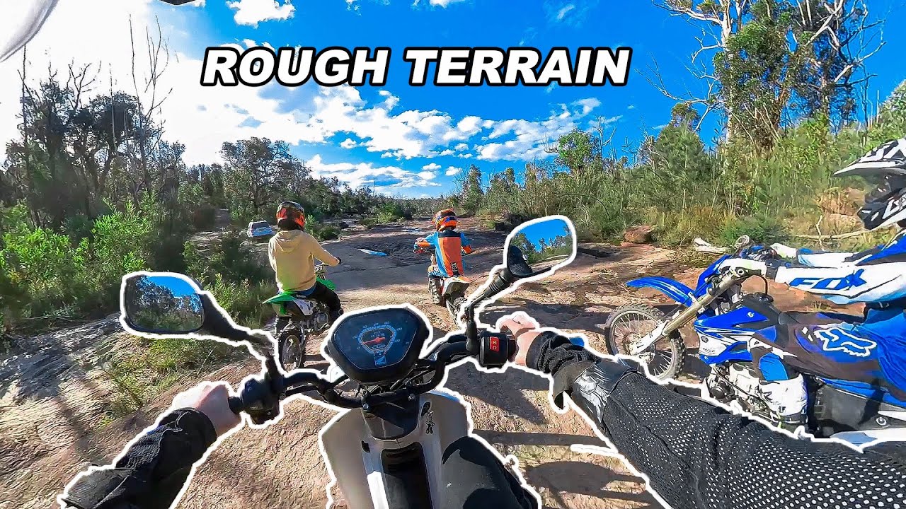 CAN this POSTIE BIKE HANDLE the AUSTRALIAN BUSH (Honda Super Cub) - YouTube