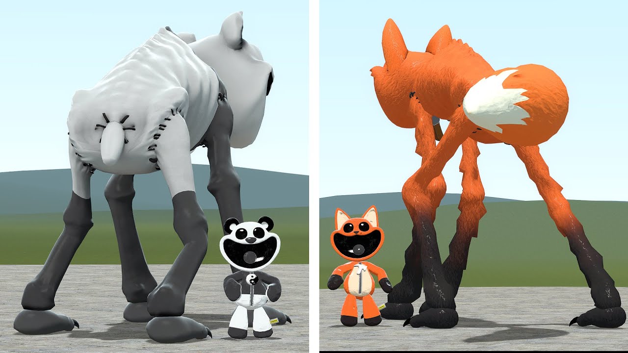 Playing As New Fox Monster SMiling Critters Vs New Panda Monster ...