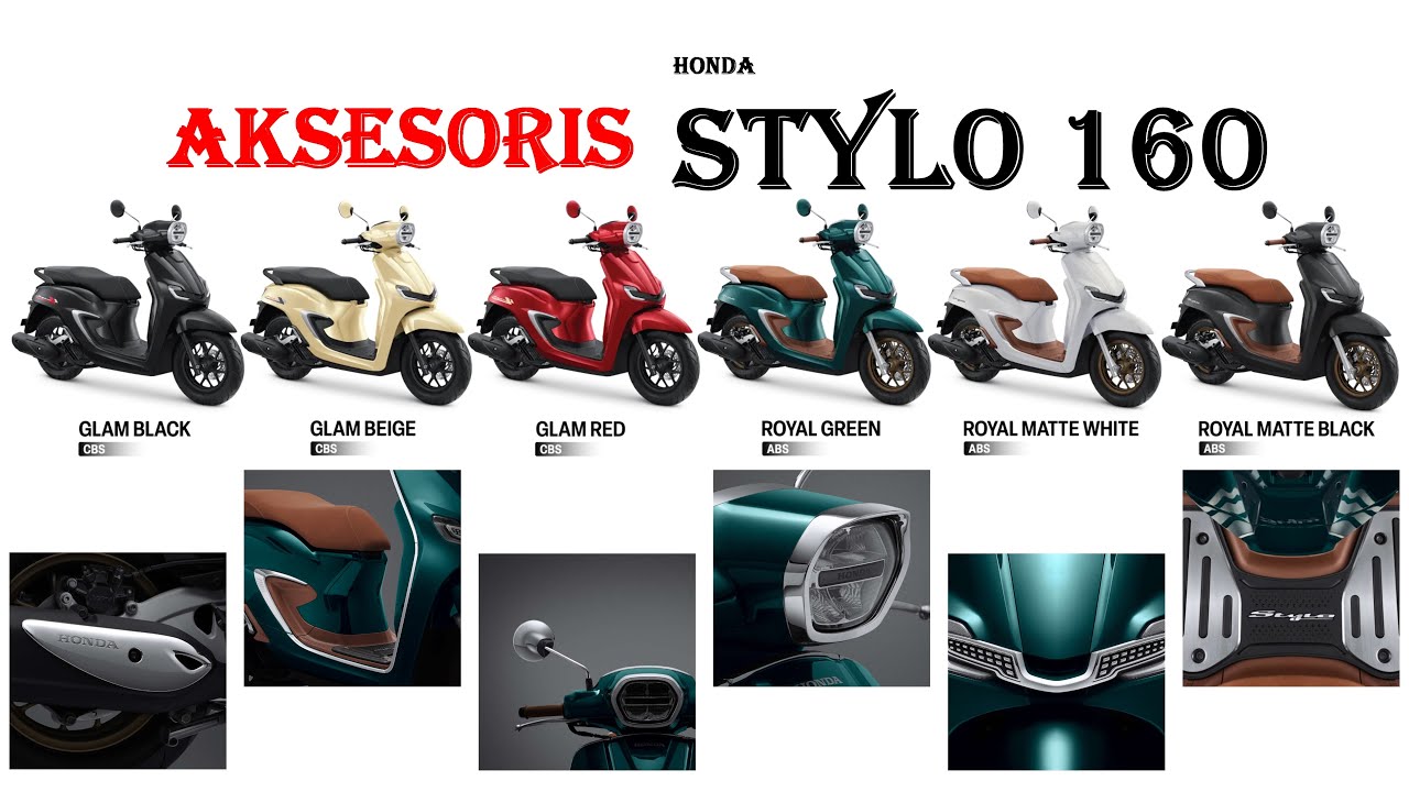 AKSESORIS HONDA STYLO 160 - Harga, Fungsi, Material, Warna, dan Hasil ...
