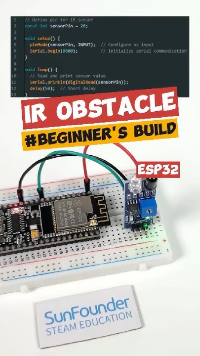 Explore IR Obstacle Detection with ESP32 - YouTube